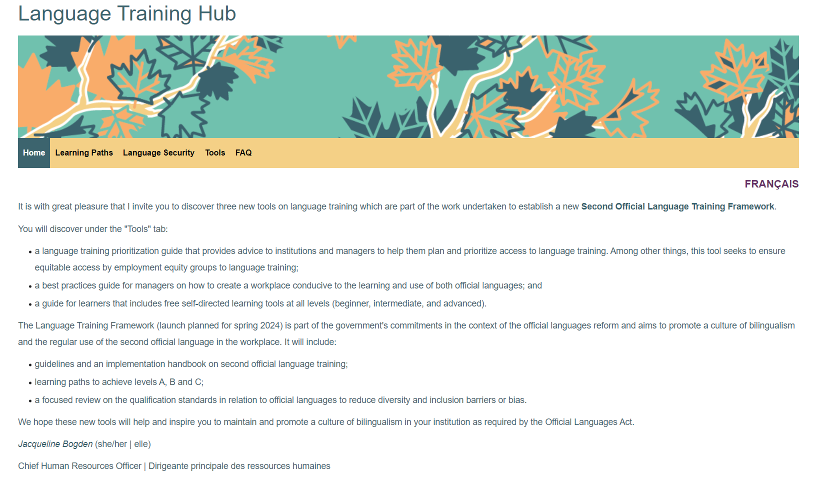 Best Practices Forum on Official Languages/Federal Institutions Best ...