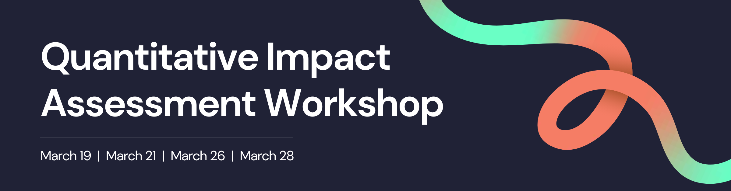 Quantitative Impact Assessment Workshop - wiki